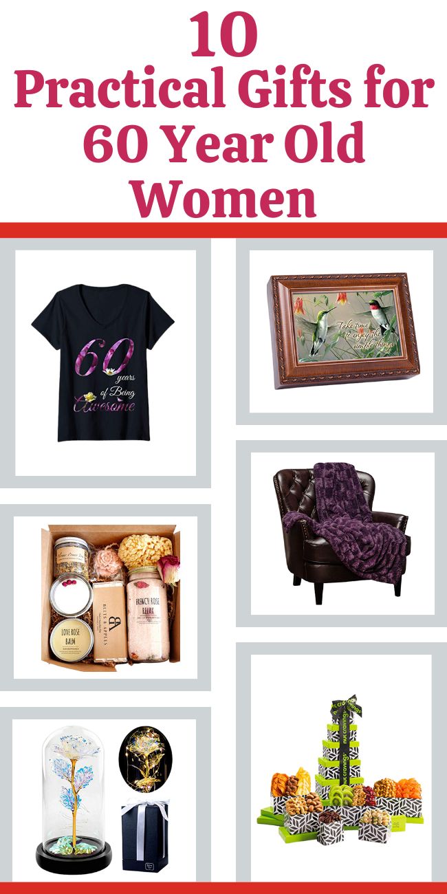Fun 60th Birthday Gifts for Moms: 60 Year Old Woman Gift Ideas